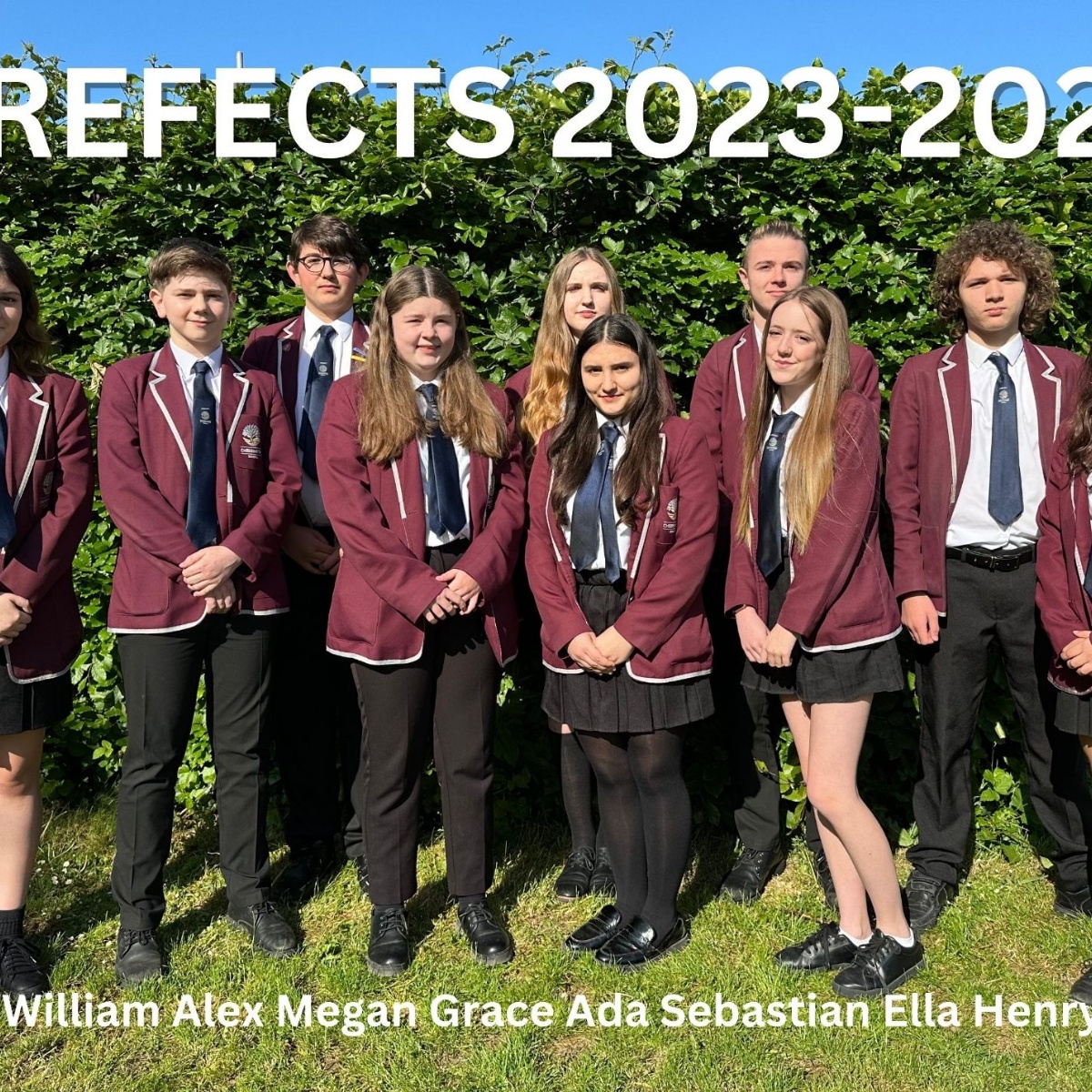 Chessington School - Prefects 2023-2024